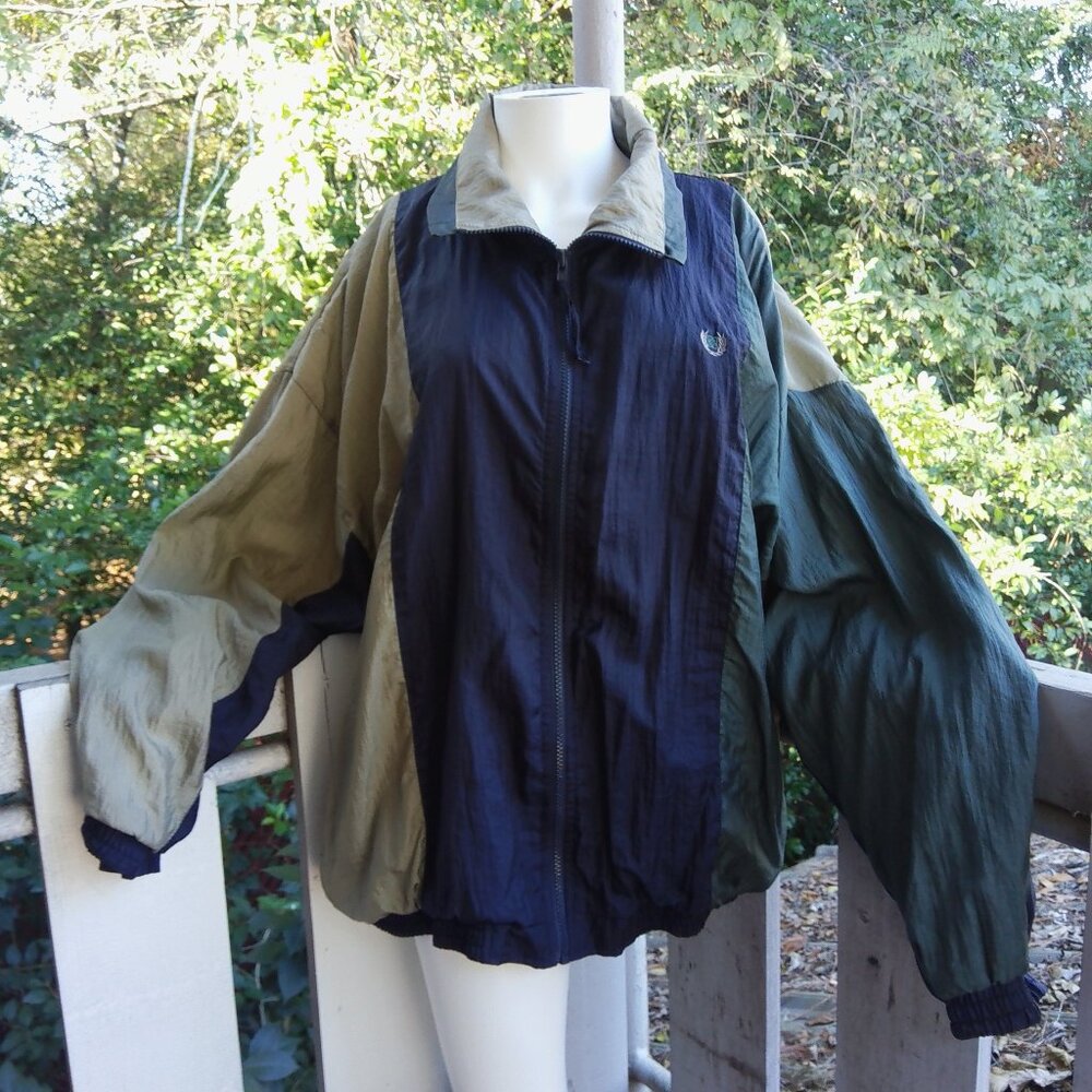 Vintage 90s Retro Givenchy Colorblock Activewear Wind… - Gem